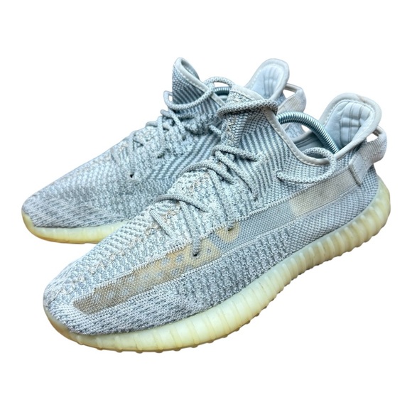 Yeezy | Shoes | Yeezy X Adidas Men Size 5 Bluewhite Knit Fabric Boost ...